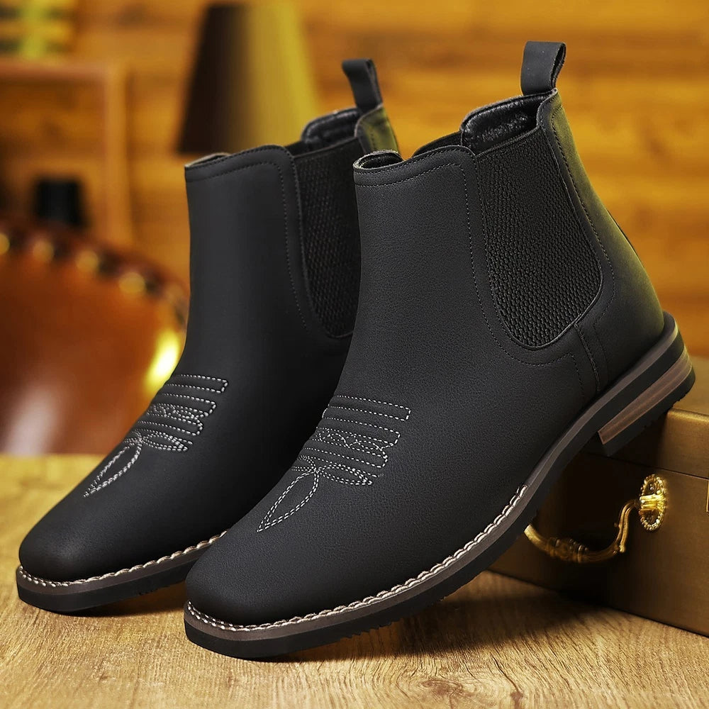 Colton | Retro Western Chelsea Boots – Avery & Maren - New York